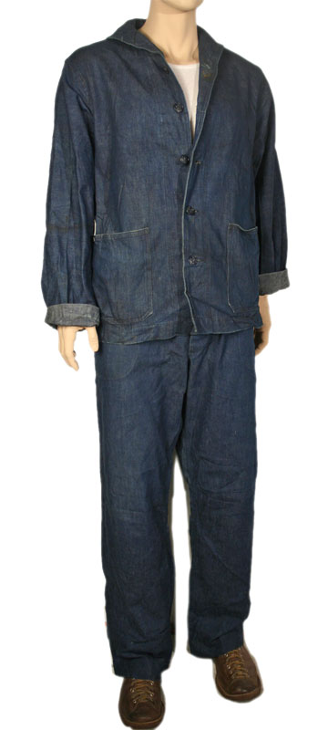 Ballyhoo Vintage News: Vintage World War II Navy Denim Fatigues
