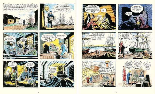 As ilustrações Bill Sienkiewicz em 'Moby Dick' - Jornal GGN