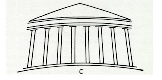 Optical Illusion of Parthenon, Athens.