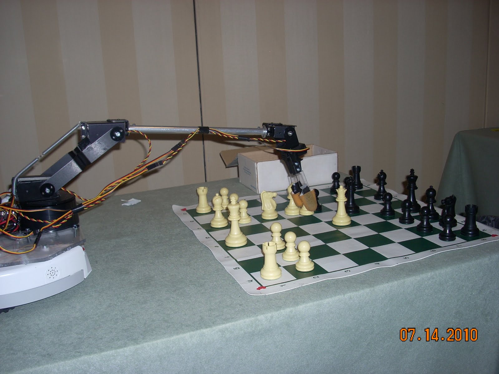 Lannyland - A Land of Imagination: Chess Playing Robots at the AAAI-10