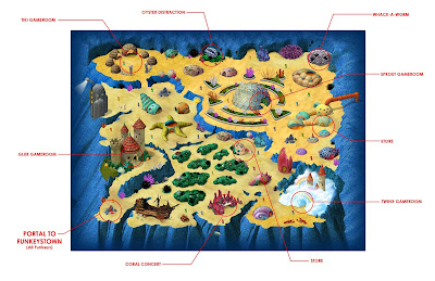 UFunk News Bring you Ub Funkeys Tips and secrets: Maps of Six Zones