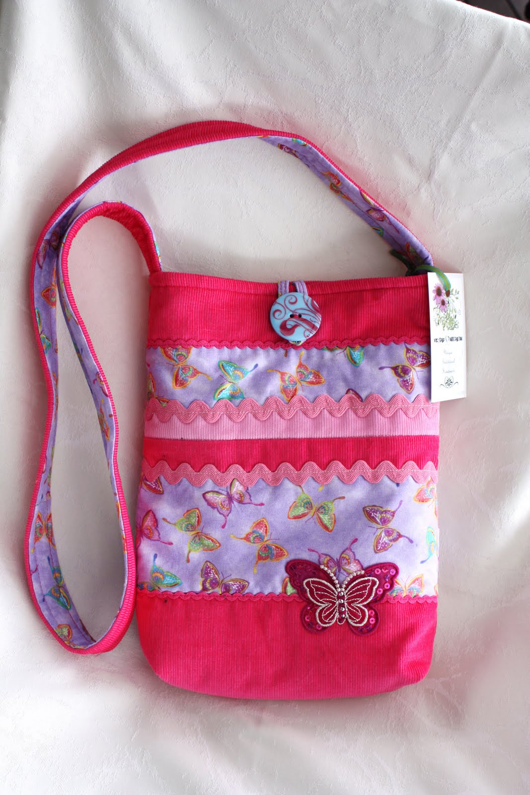 victoriagoodridge: Handmade Bag - Pretty As A Butterfly