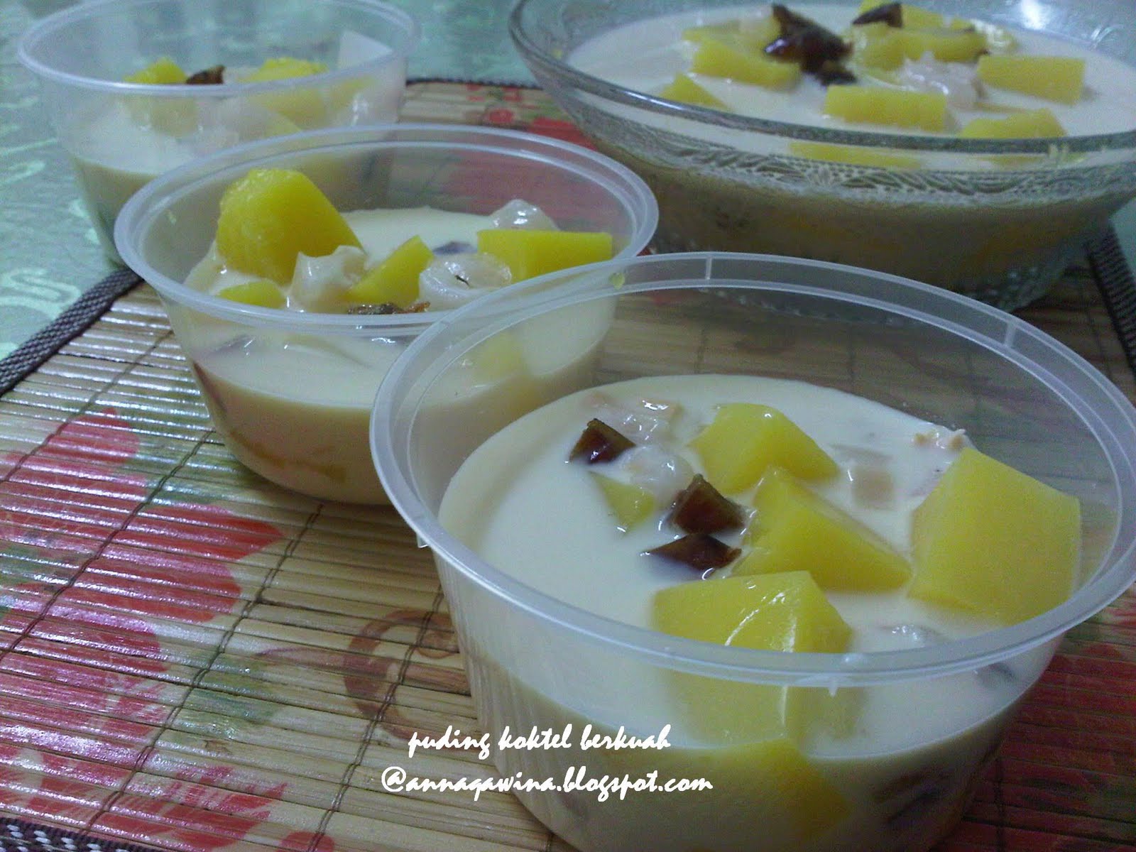 Heyy!! AnnaQawina disini: PUDING KOKTEL BERKUAH