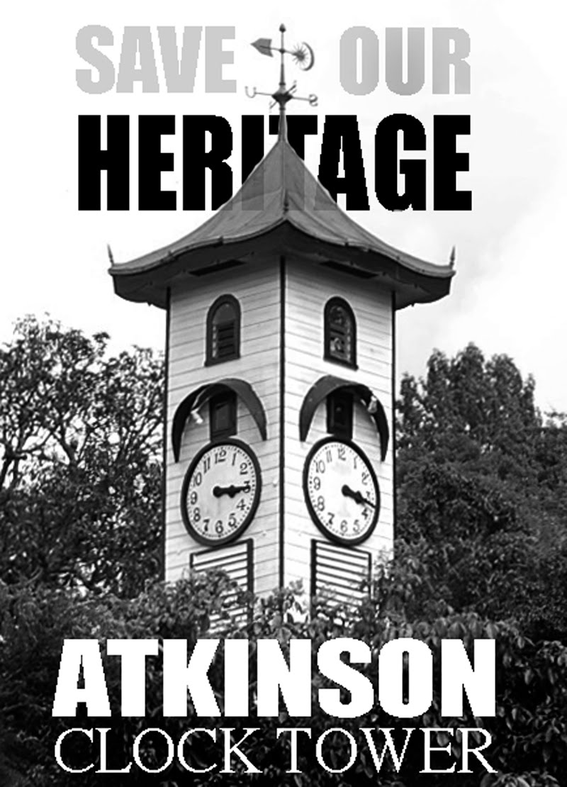 Heritage Sabah: Heritage in danger: The Atkinson Clock Tower ...