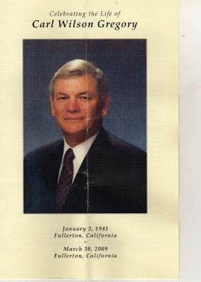 FULLERTON UNION HIGH SCHOOL ALL-ALUMNI BLOG: CARL GREGORY MEMORIAL HANDOUT