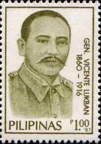 Gen.Vicente Lukban on Stamps