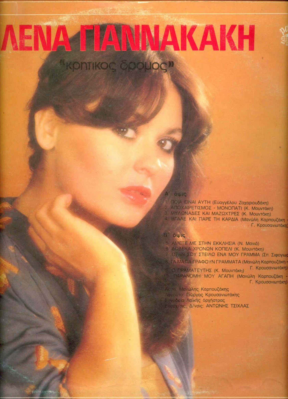 ΓΙΑΝΝΑΚΑΚΗ ΕΛΕΝΑ-1980-Kritikos Dromos ~ ΕΛΛΗΝΙΚΗ ΜΟΥΣΙΚΗ-ΠΑΛΙΑ ΚΑΙ ...