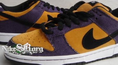 Nike SB Sole: Nike SB Goofy Boy Dunk Low - Purple/Yellow 2009 Release