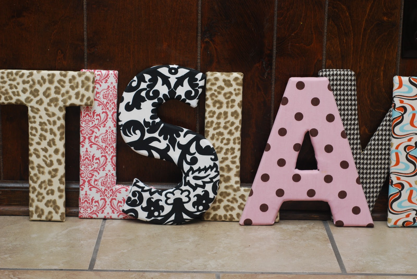 tootledoo designs: Fabric Letters