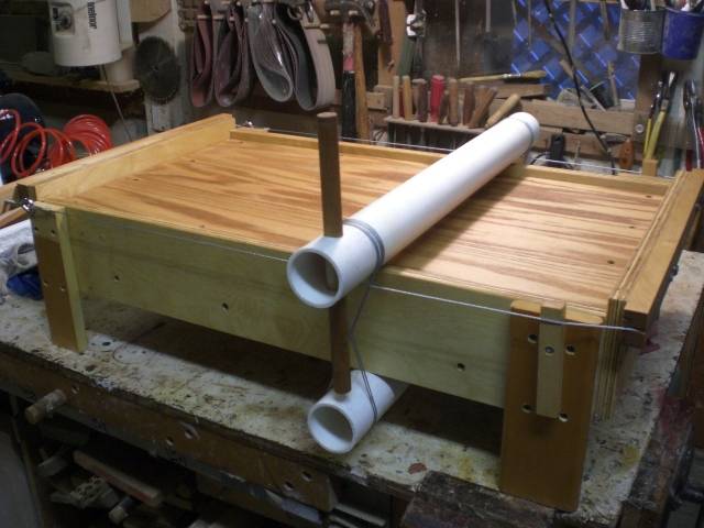 Bonsai Potter HOME MADE SLAB ROLLER bonsai-potter-home-made-slab-roller