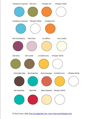 My Favorite Color Combinations from the IBC 2009-2010