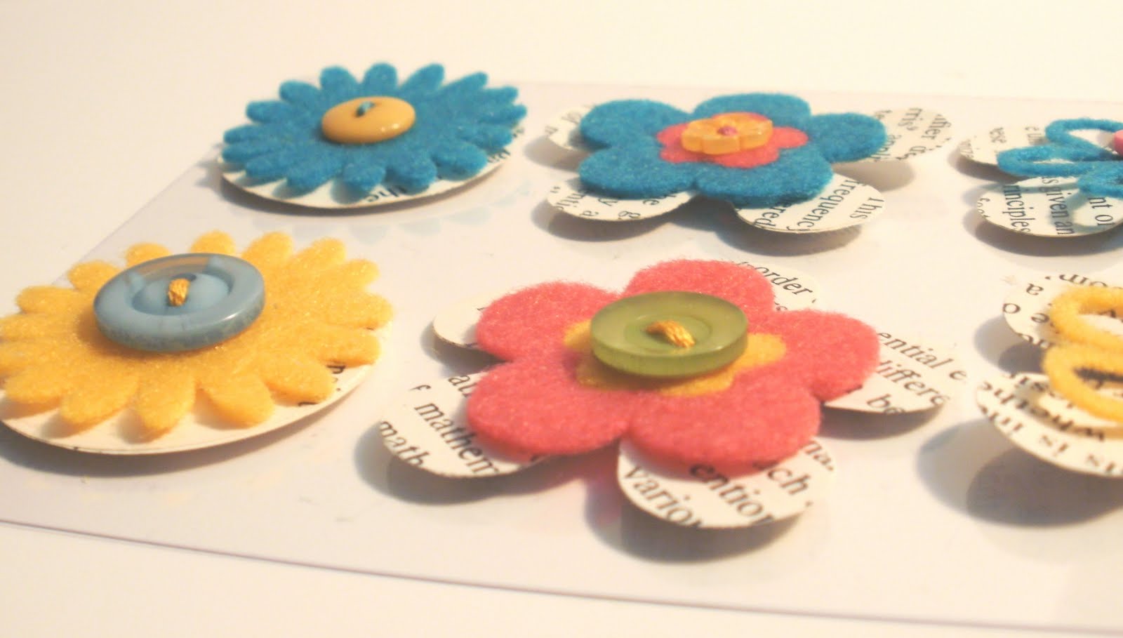 Homemade and Handmade Felt Embellishments