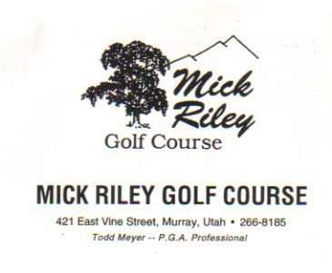 Gone Golf'in or Gone Photograph'in: Utah Scorecards (Links at Overlake ...