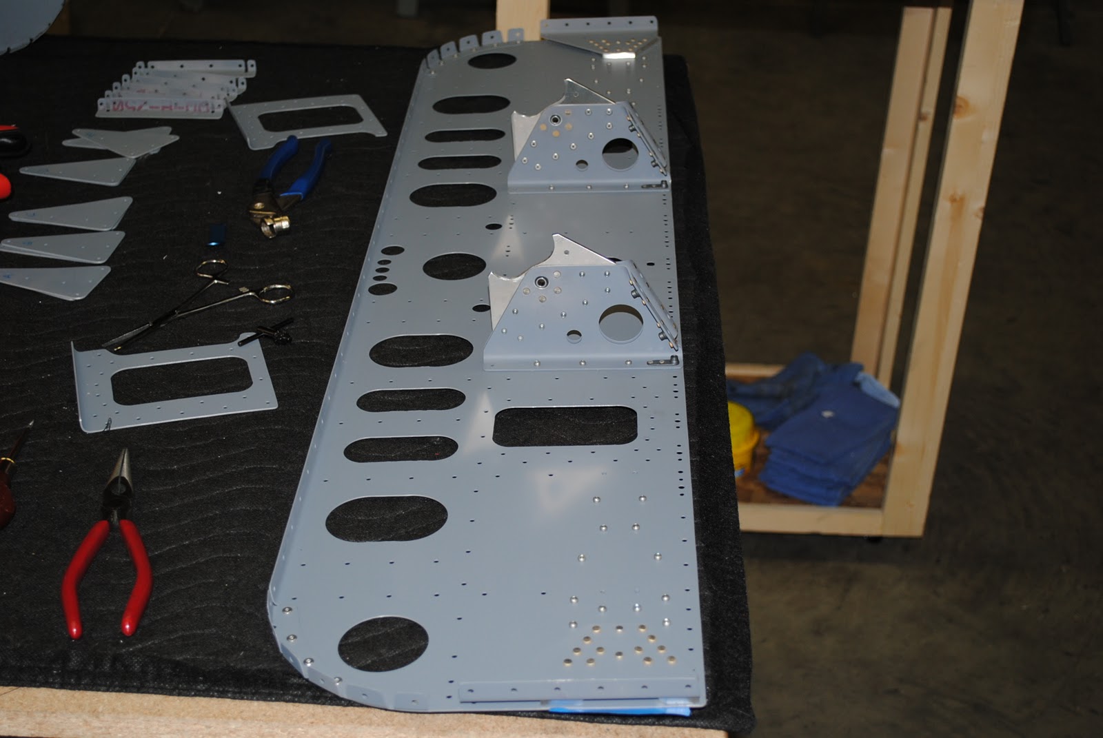 RV-12 Builder in Sandy, UT: Rivet Components to Seat Bulkhead