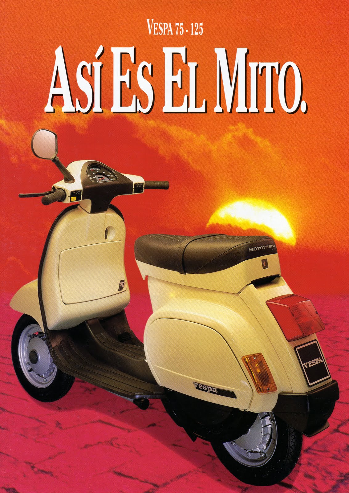 Humbert Sanz: Vespa FL 75-125: La última MotoVespa