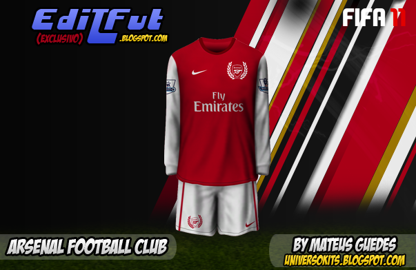 Kit Home Do Arsenal 2011/2012!