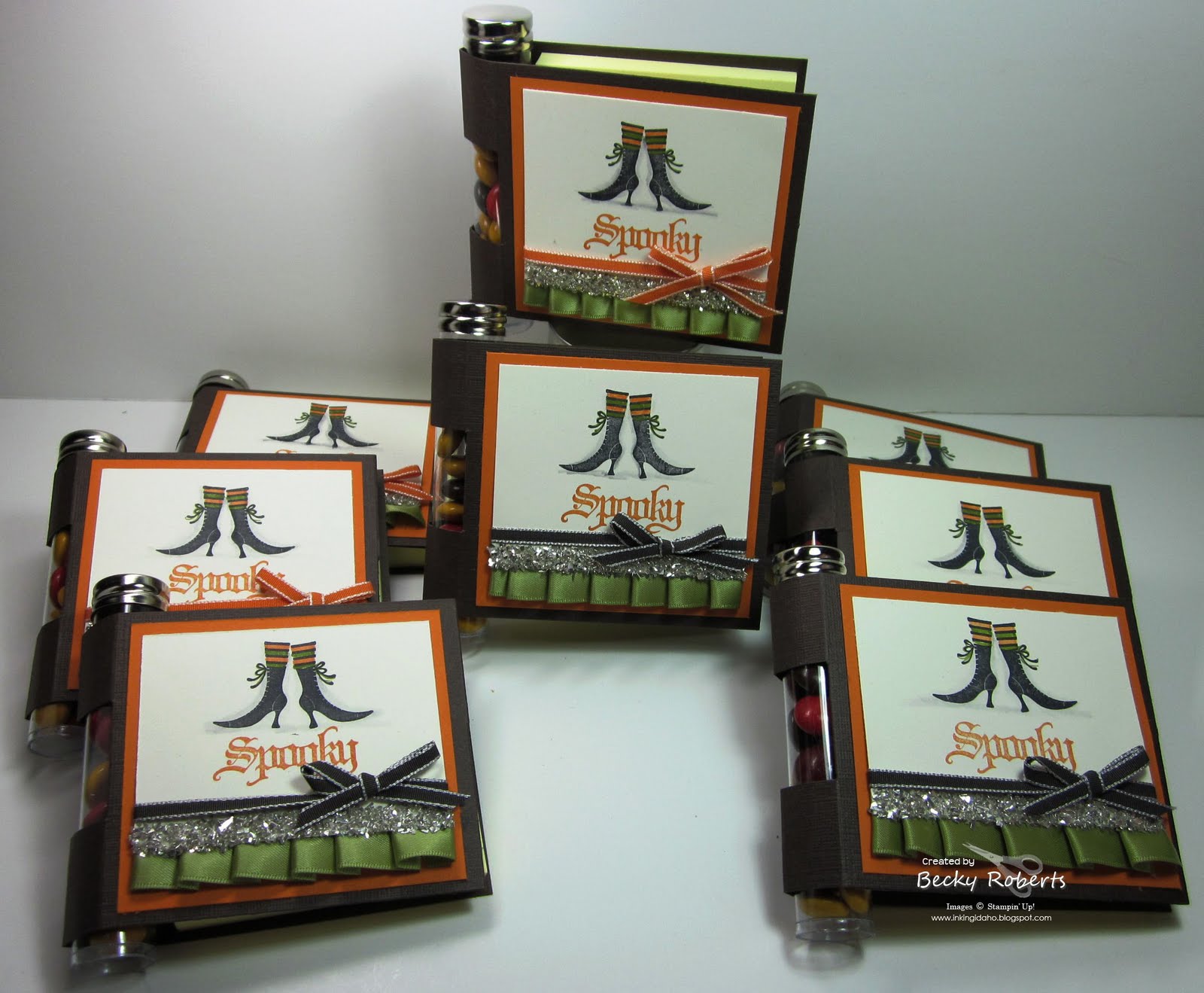 Inking Idaho: Spooky Post It Notes