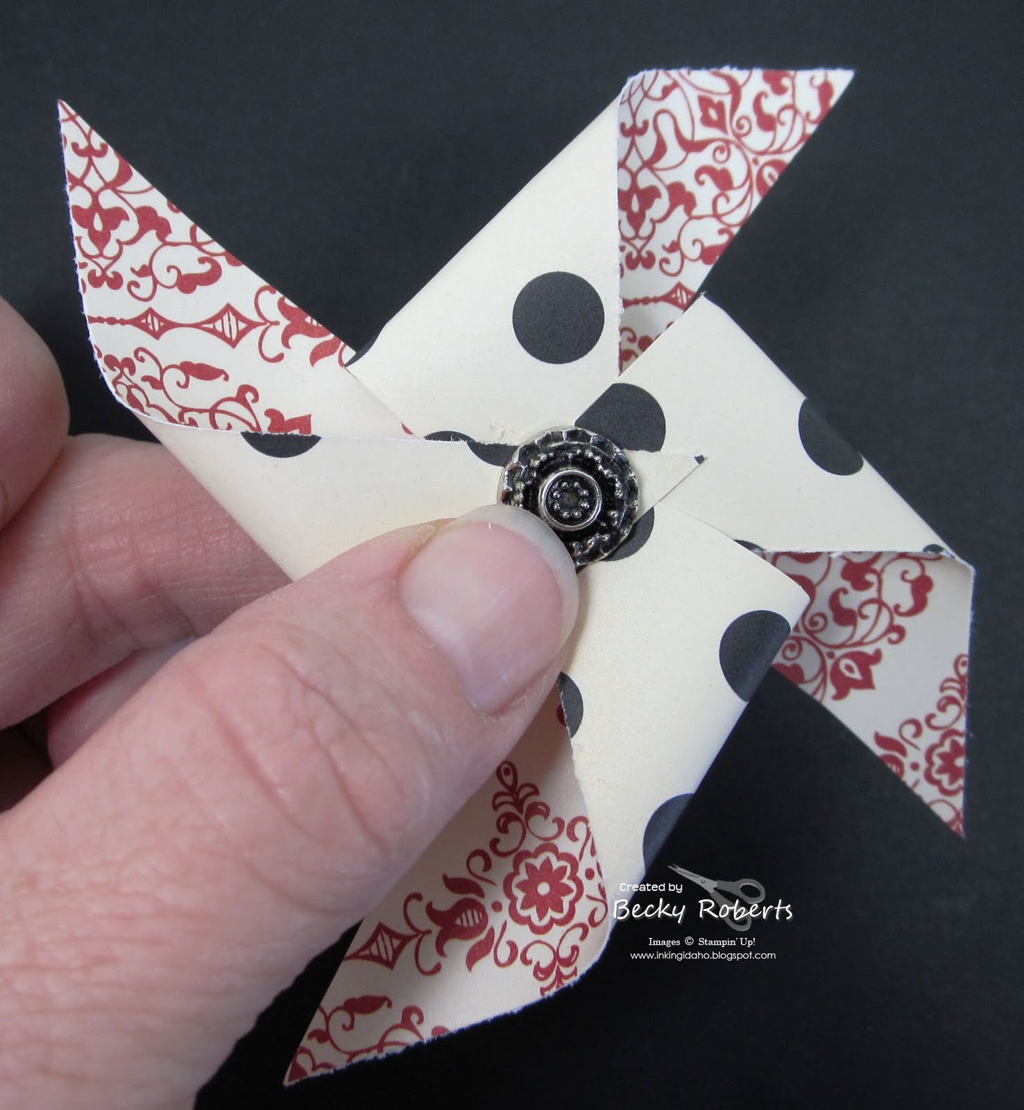 Inking Idaho: Pinwheel Tutorial