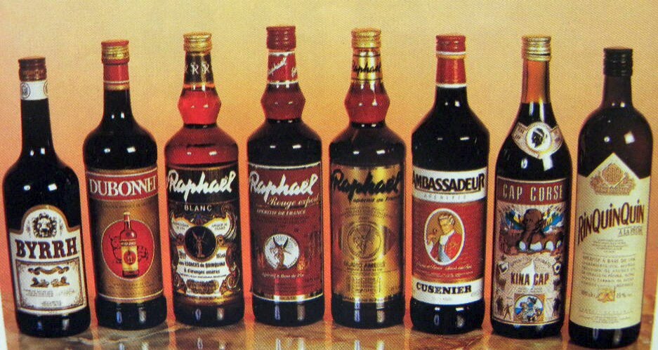 APERITIFS - LES QUINQUINAS (A.B.V.)