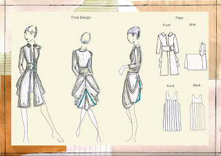 Alex Fannon, Freelance Fashion Designer: design development boards