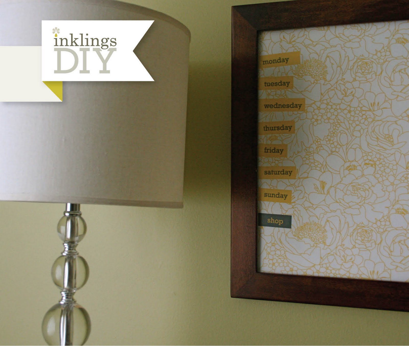Inklings Paperie: Inklings DIY: Wipe-off Memo / Menu Board