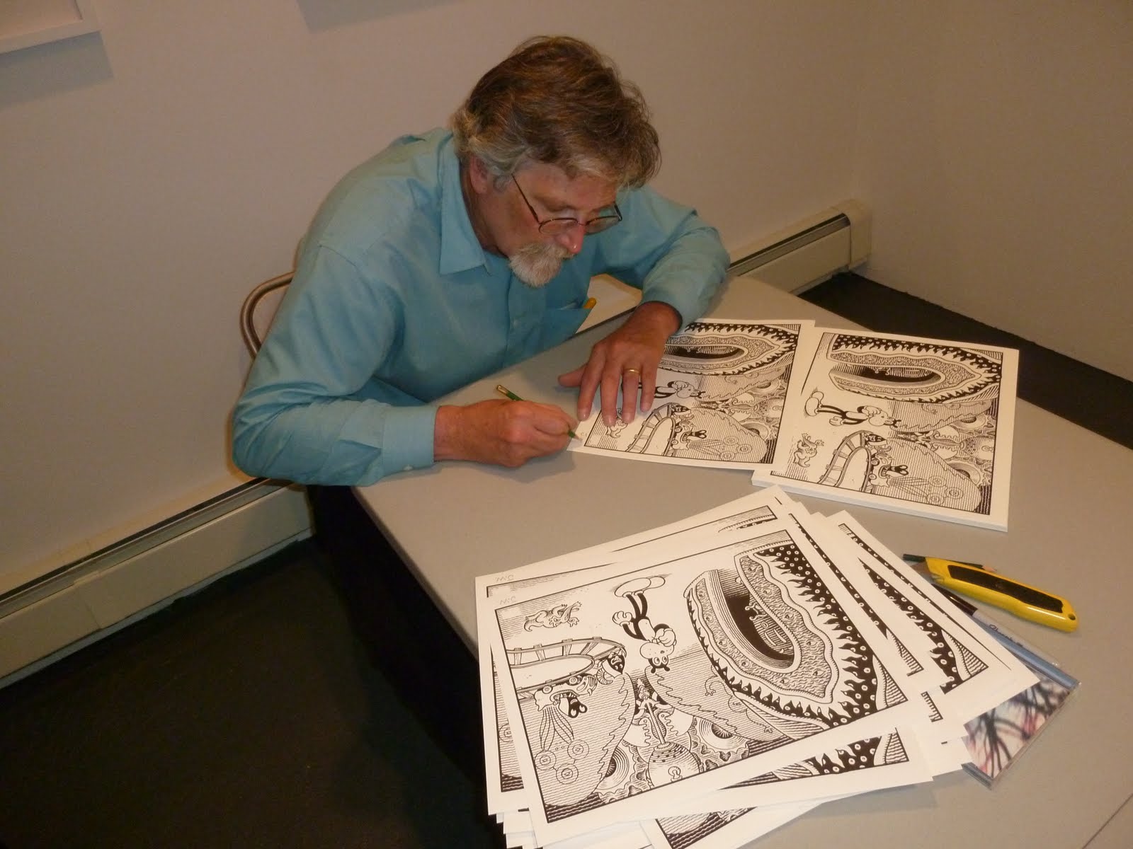 Scott Eder: Jim Woodring WEATHERCRAFT opening