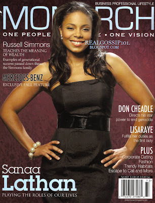 Sanaa Lathan Covers Monarch Magazine - E3 Gossip
