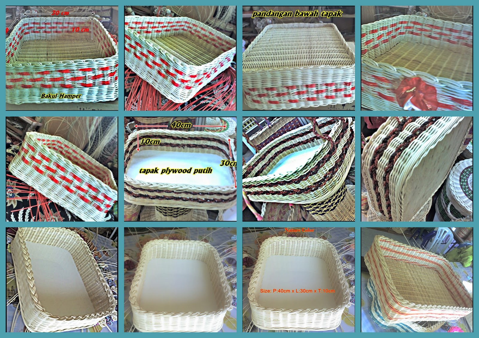 HASIL SENI KRAFTANGAN: BAKUL HAMPER