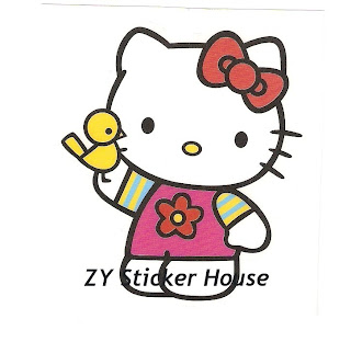 ZY Sticker House: New Arrivals!!! Hello Kitty Vinyl Window Sticker