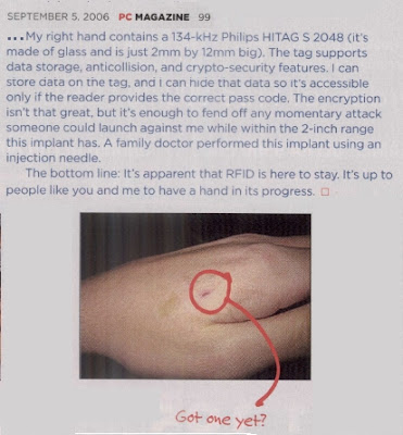 Fergie's Tech Blog: Mark of the Beast Alert: RFID to Gets Under ...