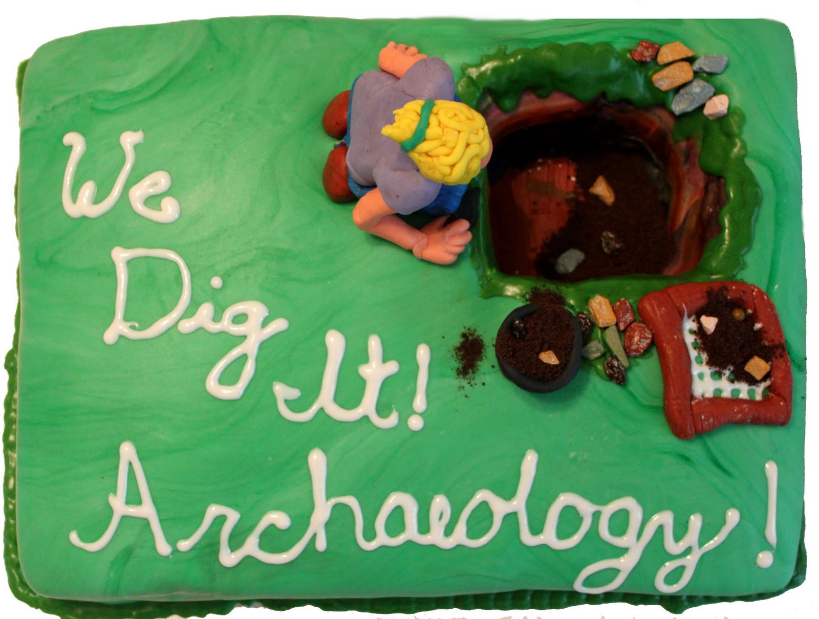 Nadine's Cakestructions: Archaeology Cake