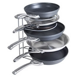 No More Chaos: New Organizing Product Review - Rubbermaid Pan Stacker