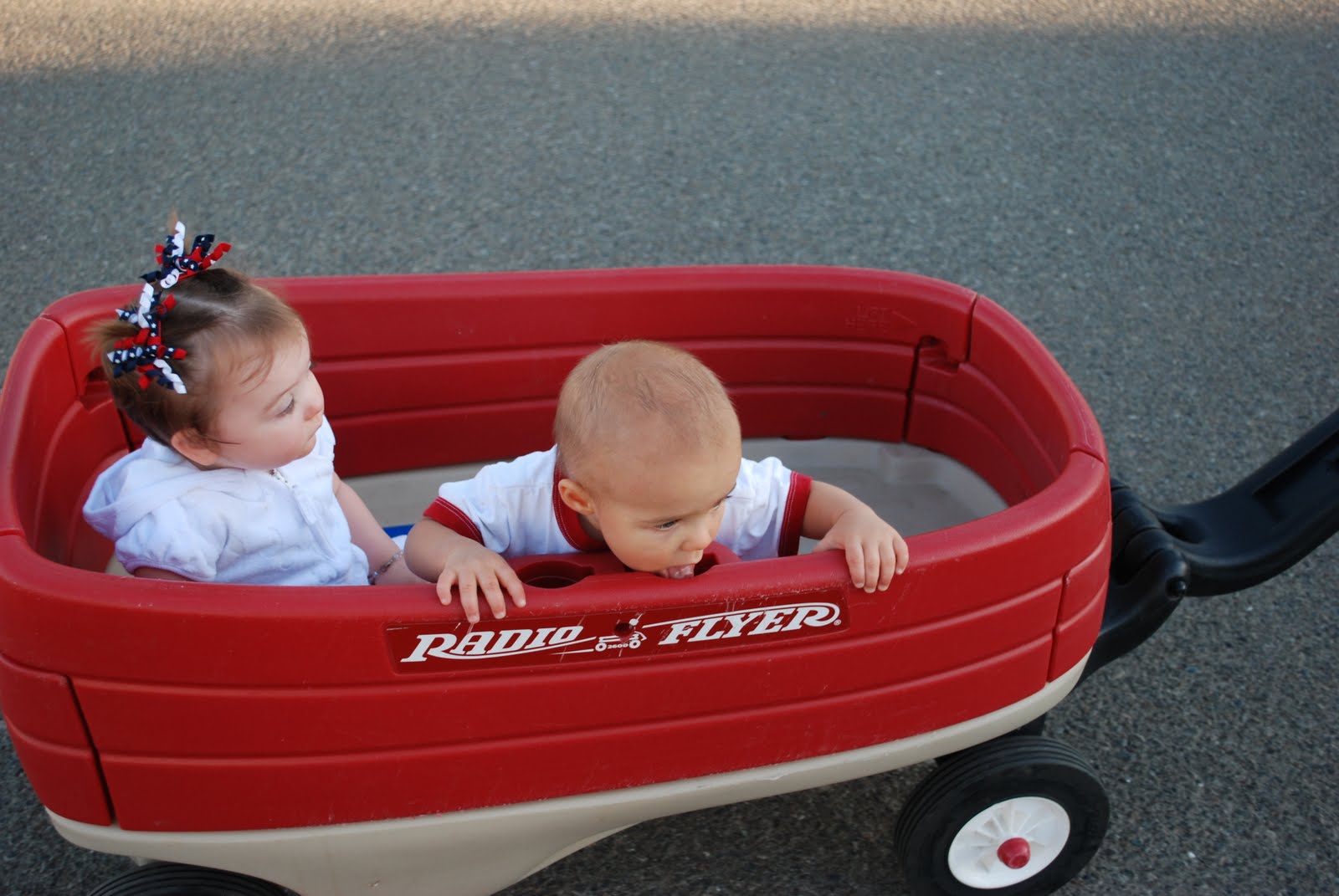 This is My Blog Attempt: Teagan and Matthew in the Wagon