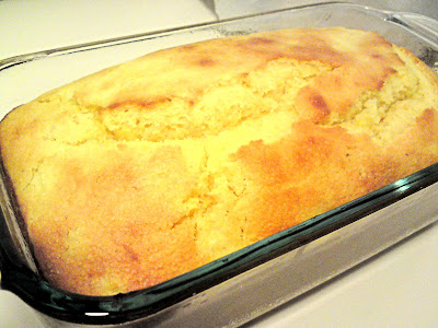 Moist Cornbread Loaf | Lucky Taste Buds!