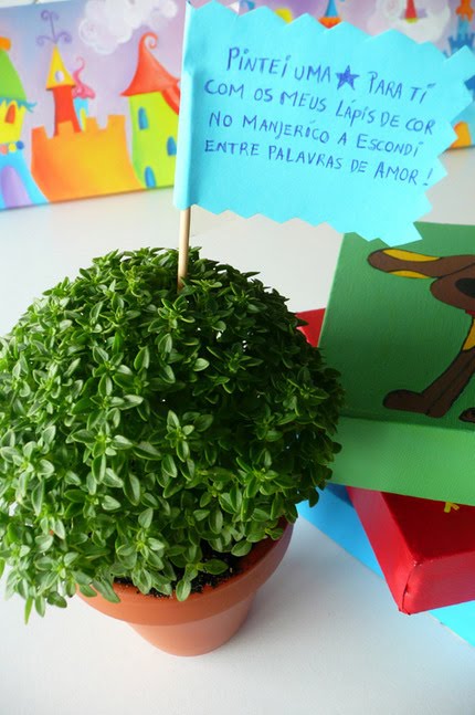 Pinta Estrelas: Sugestão da semana - Quadras e manjericos