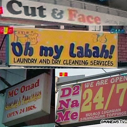 Pinoy Funny Pictures Signs