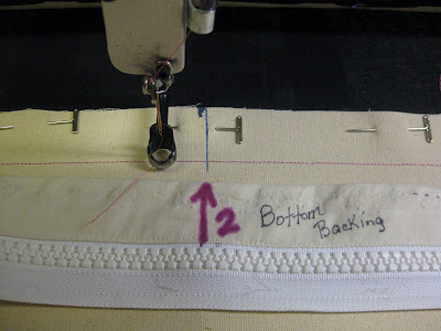 The Quilt Rambler: Attaching Zippers to Longarm Leaders