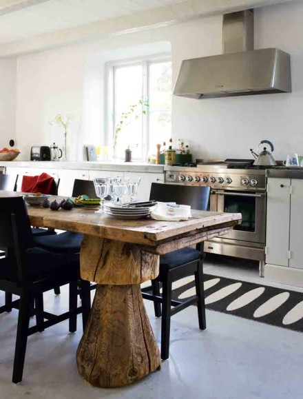 Interior Design Trend | Chunky Wood Tables