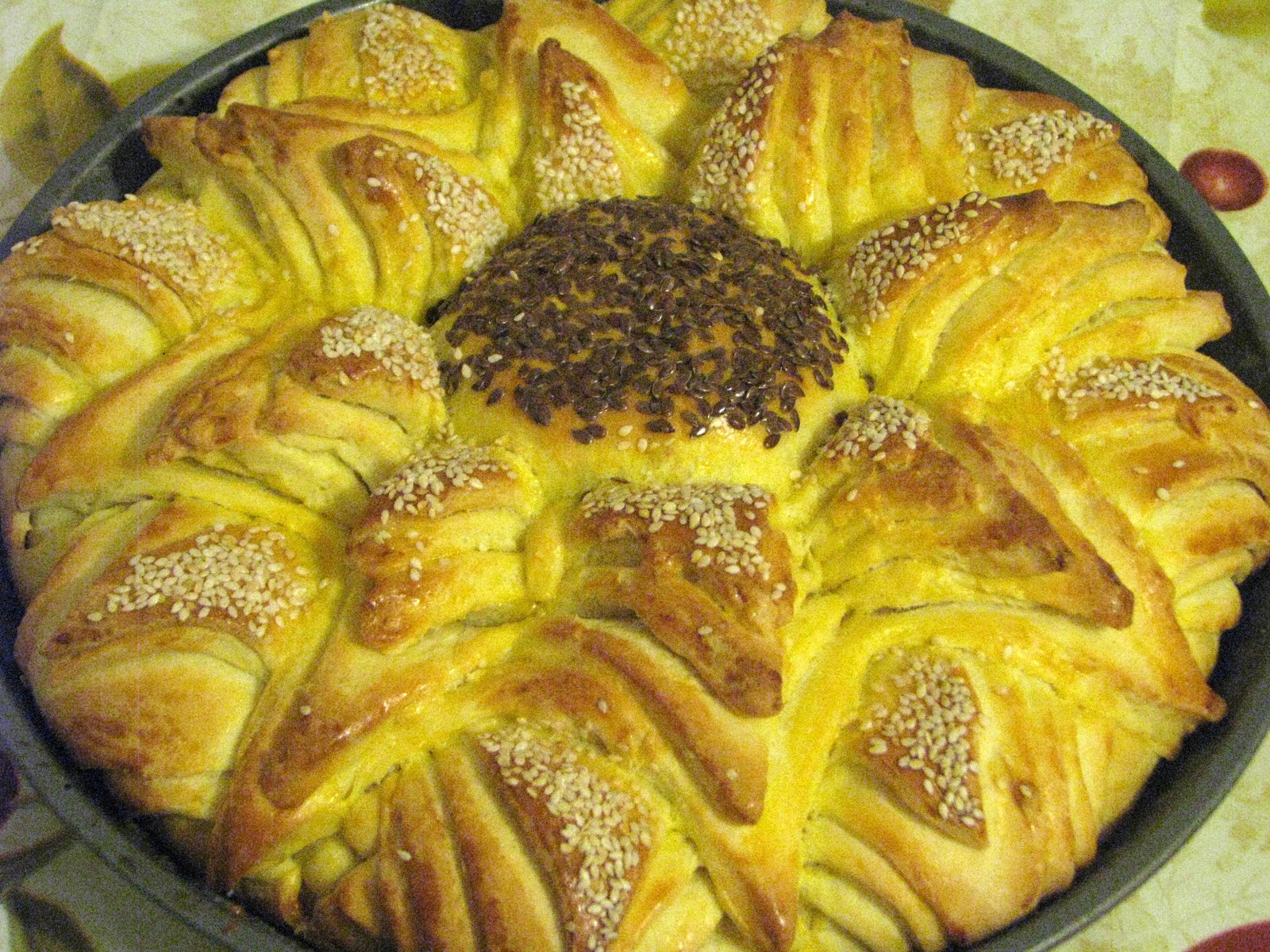 Thermomix Tarif Defterim: Flower Pogaca