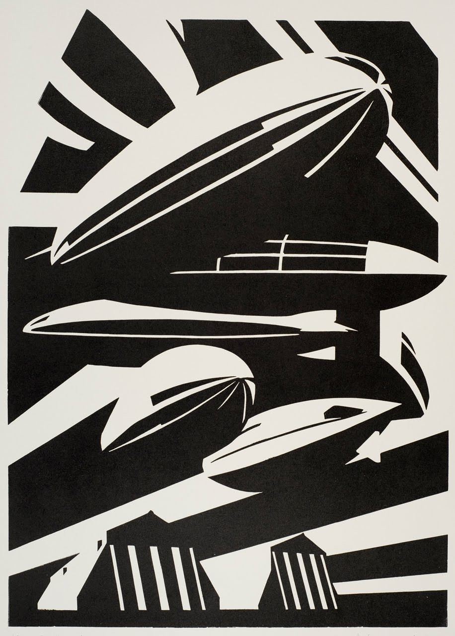 The Higgins Bedford: Paul Catherall R100 & R101 Artwork