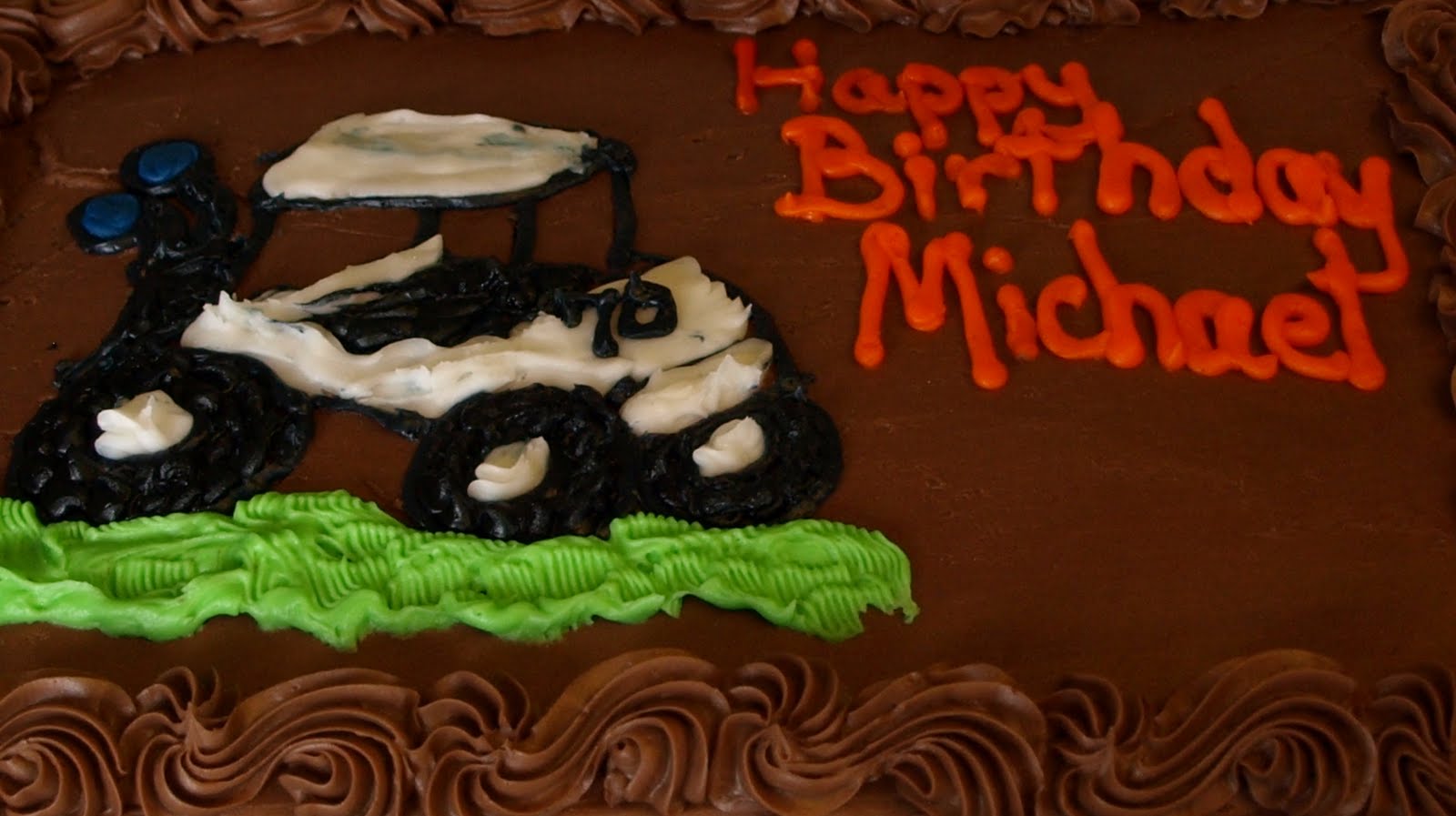 Mike's Notes and Pics: Happy Birthday Michael Cake