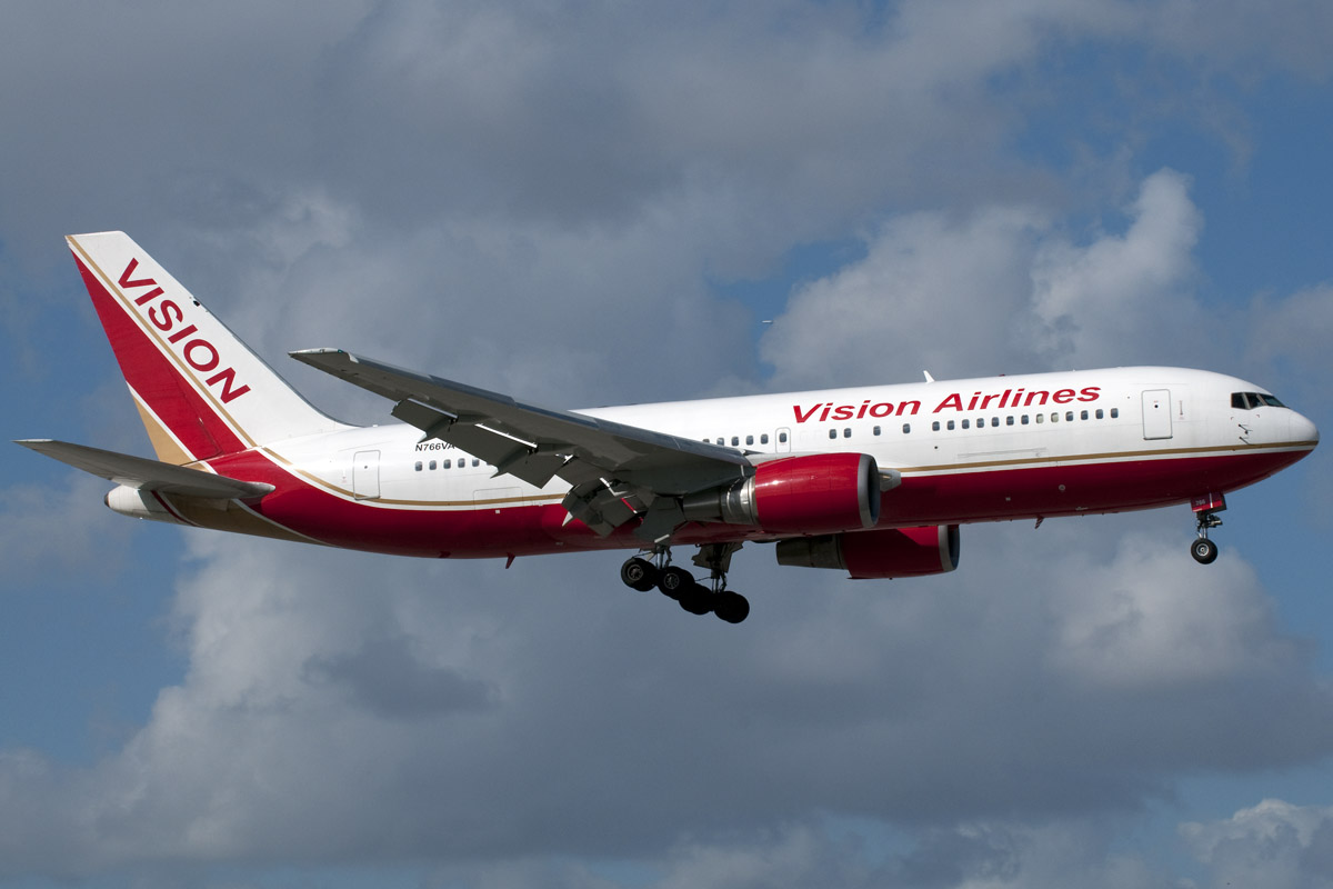 Spotter-Reports: Vision Airlines B762 N766VA - Miami Report