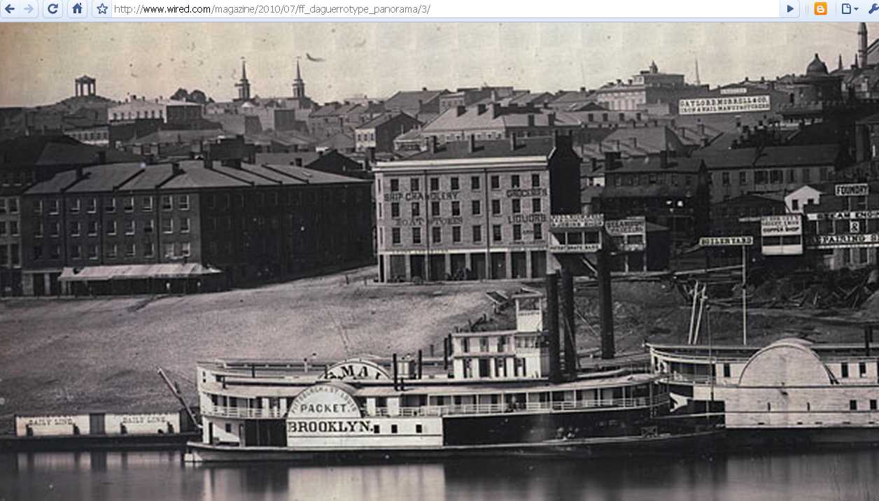 Steamboat Arabia: A Historian’s Blog: 1848 Panorama Spanning 2 miles of ...