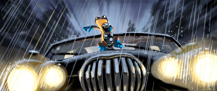 Animatorius Meinardas: Artwork from PIXAR "Newt"