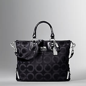 Grab-a-Coach: 12963 COACH OP Art Julianne Tote Sling Bag BLACK