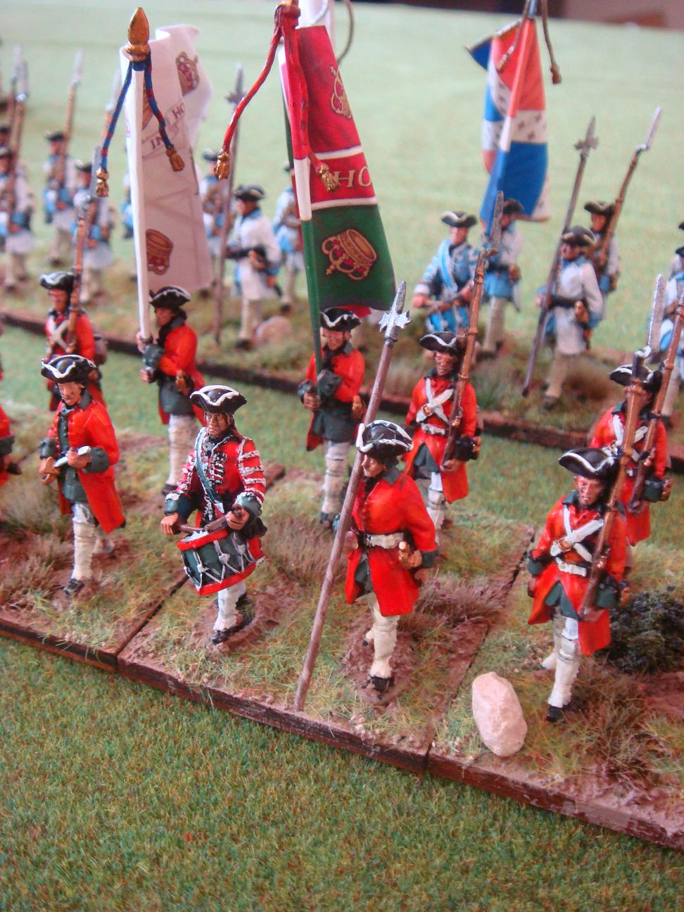 Trailape's Wargame: Minden Miniatures: Regt Bulkeley Infanterie (28mm)