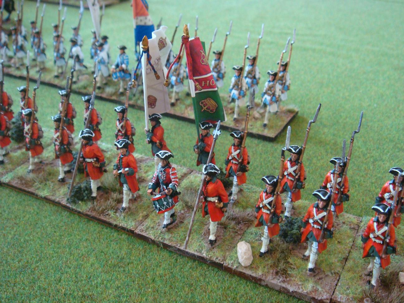 Trailape's Wargame: Minden Miniatures: Regt Bulkeley Infanterie (28mm)