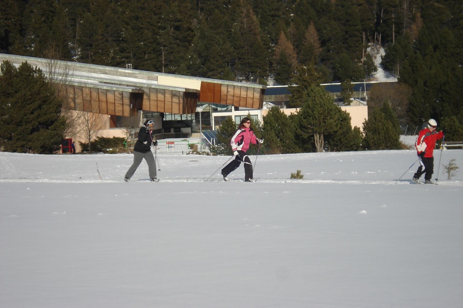 Pôle short track de Font Romeu: Première sortie ski de fond