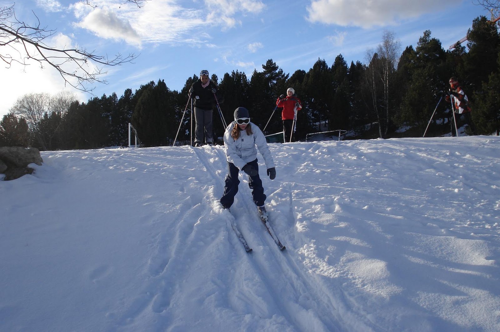 Pôle short track de Font Romeu: Première sortie ski de fond