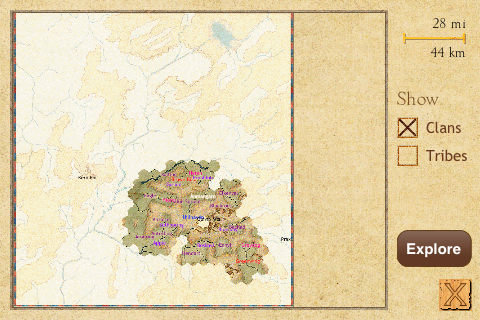 King of Dragon Pass: Map